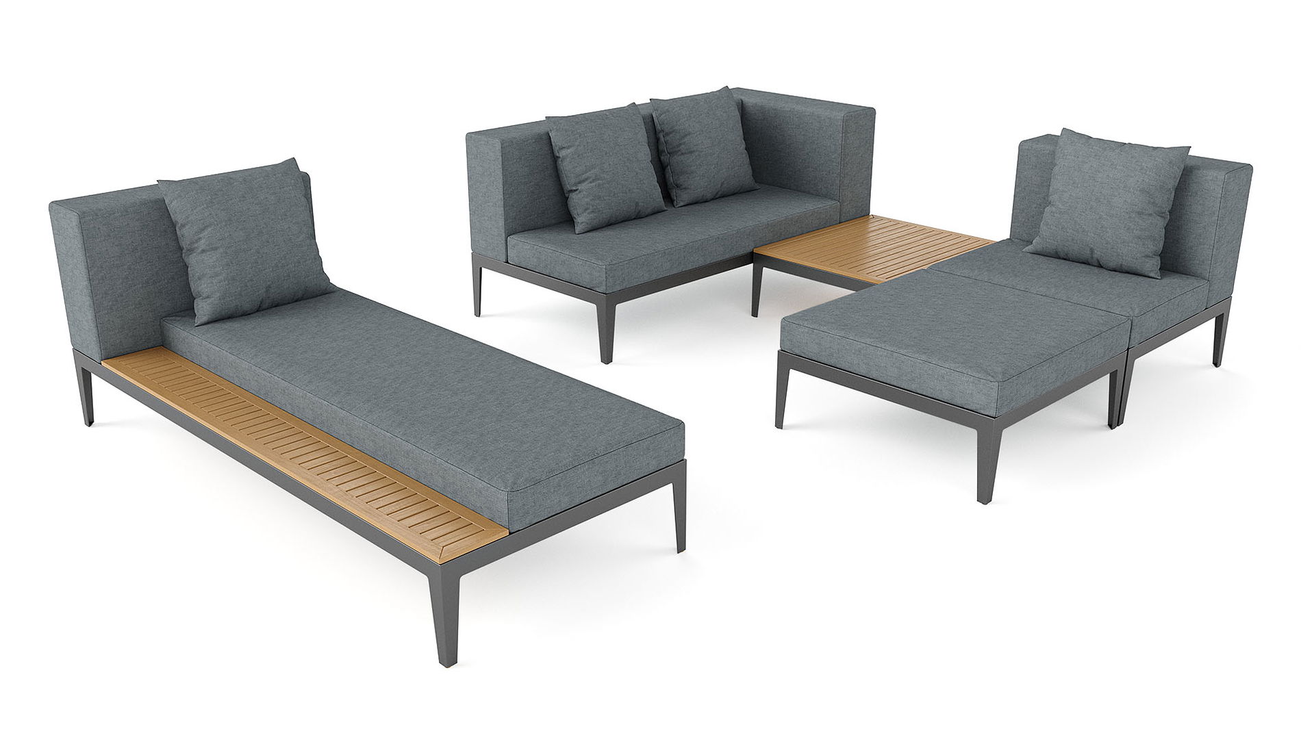 Zestaw wypoczynkowy Constance L - Meble ogrodowe | Ekskluzywny design | artelia24.pl